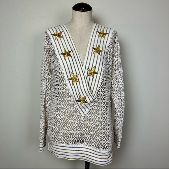 Vintage | Sweaters | Vintage Oversize Sheer Mesh Tunic | Poshmark
